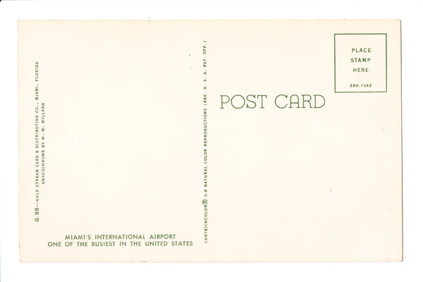FL, MIAMI - International Airport postcard - w04847 – KATHYS POSTCARD ...