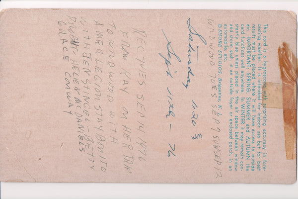 NJ, OCEAN CITY - Weather Beacon - hygroscope (original SOLD) B17262 ...