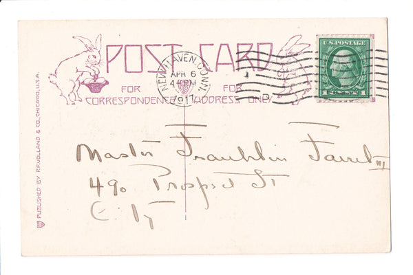 Easter - Humanized Hare, wheelbarrow Volland (original SOLD) - C06411 ...